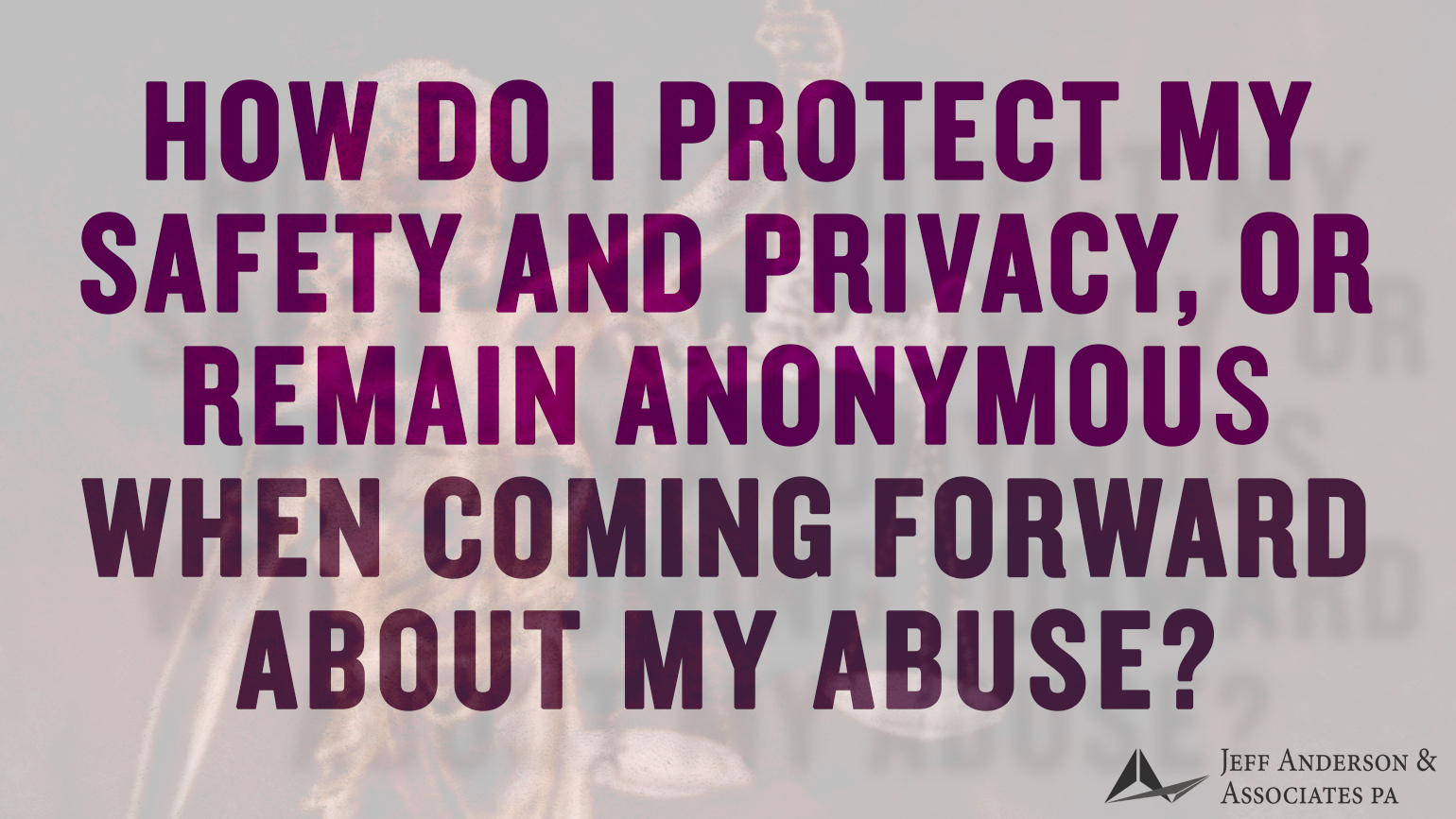 How Do I Protect My Safety and Privacy, or Remain Anonymous When Coming ...