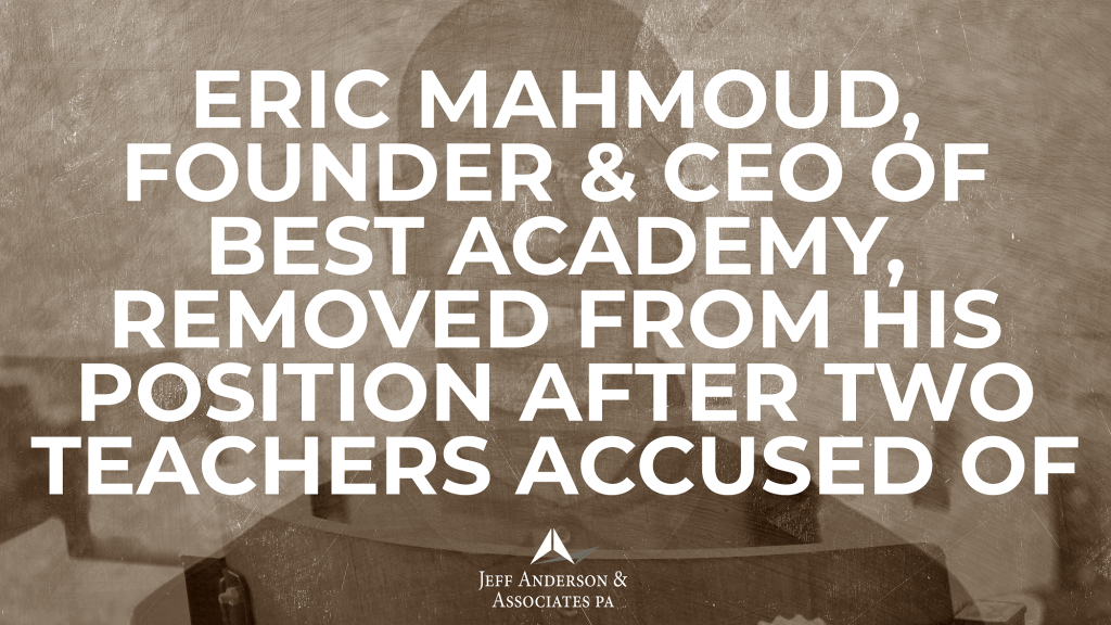 Eric Mahmoud, Founder & CEO of Best Academy, Removed from His Position ...